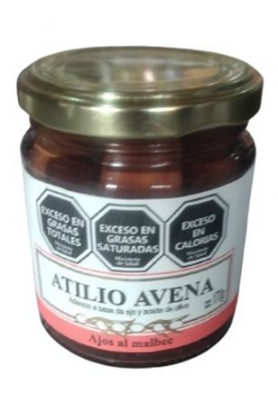 Atilio Avena Pasta de Ajo al Malbec 170 grs